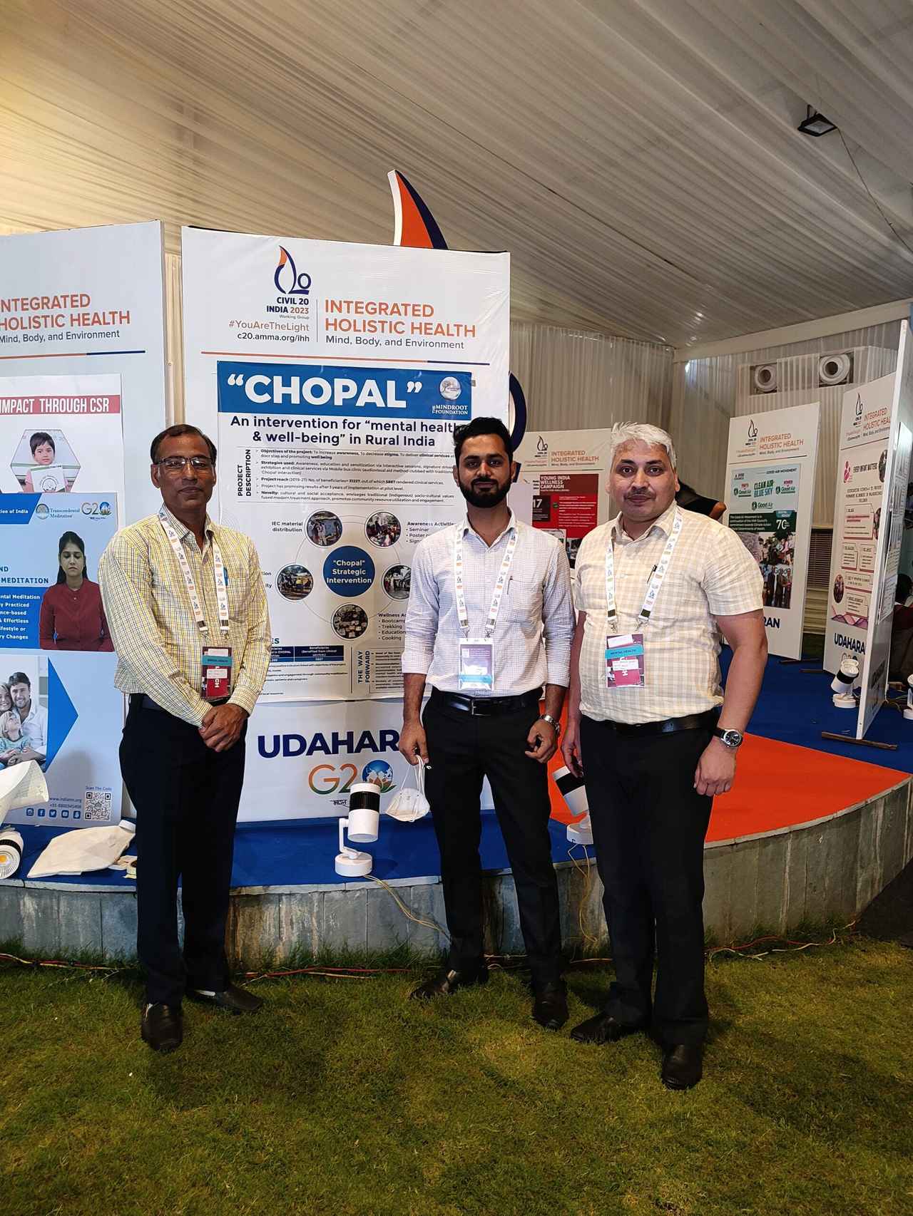 Chopal model presentation at G-20 IHH Summit | Mindroot Foundation